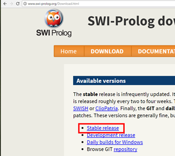 SWI-Prolog のインストール（Windows 上）